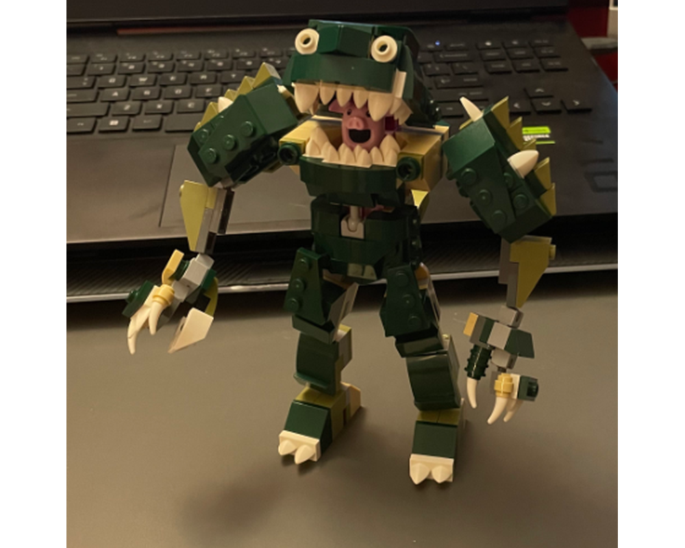 Lego Moc Crocodile Mech By Ericnunya Rebrickable Build With Lego