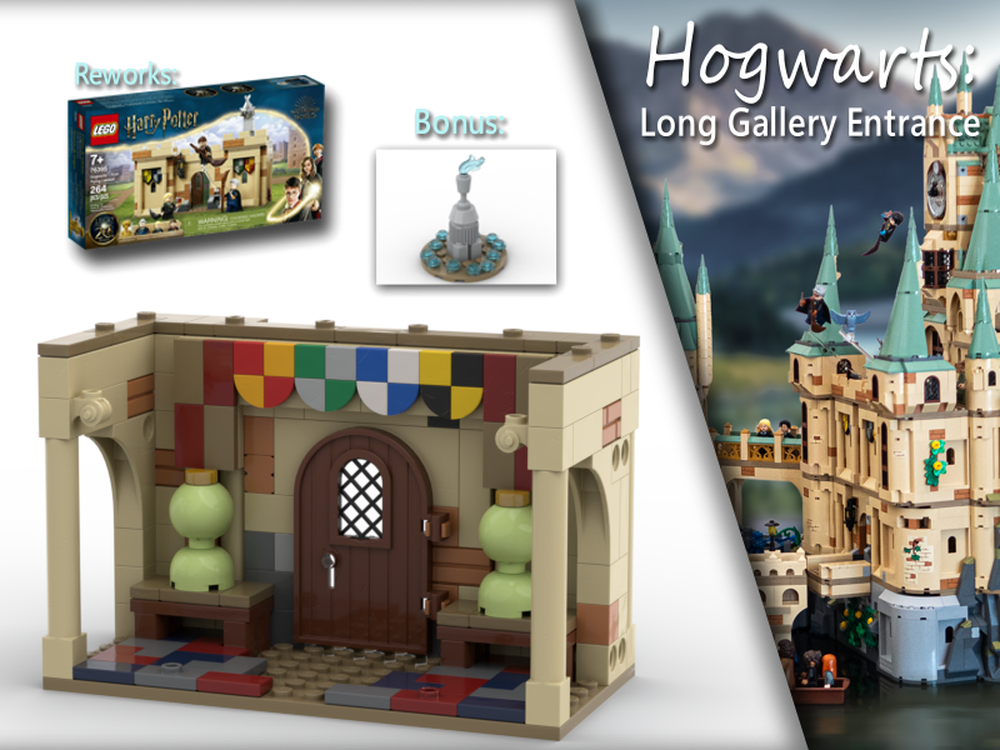 LEGO MOC HP Modular - Long Gallery Entrance - First Flying Lesson ...