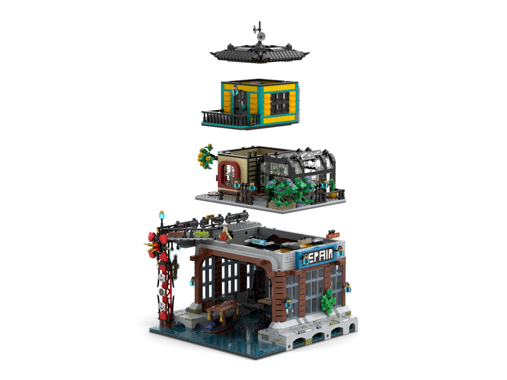 LEGO MOC Ninjago City Expansion 2 by brickgloria | Rebrickable - Build ...