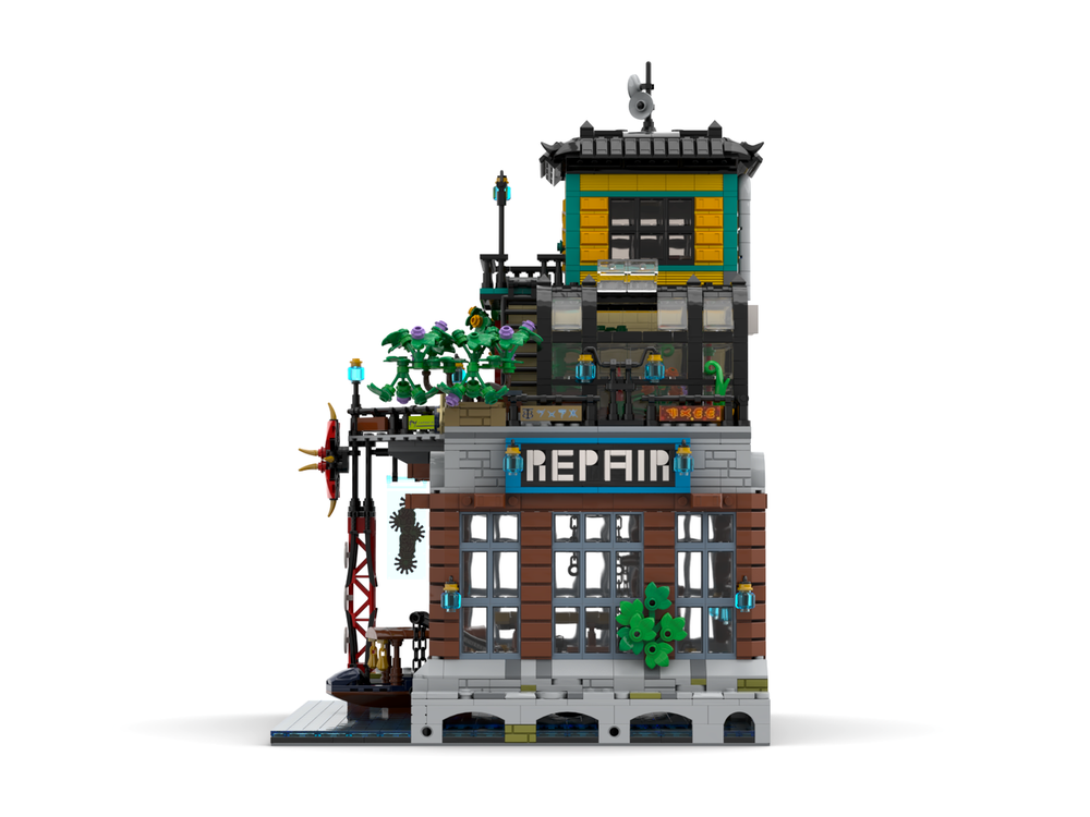 Lego Moc Ninjago City Expansion 2 By Brickgloria Rebrickable Build