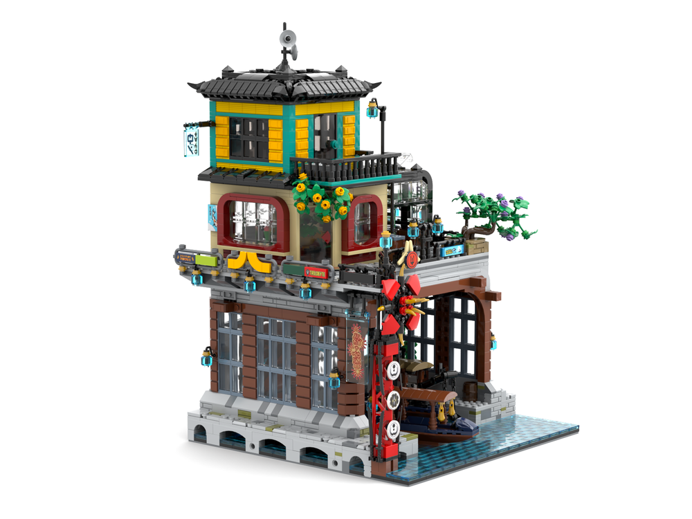 Lego Moc Ninjago City Expansion 2 By Brickgloria Rebrickable Build
