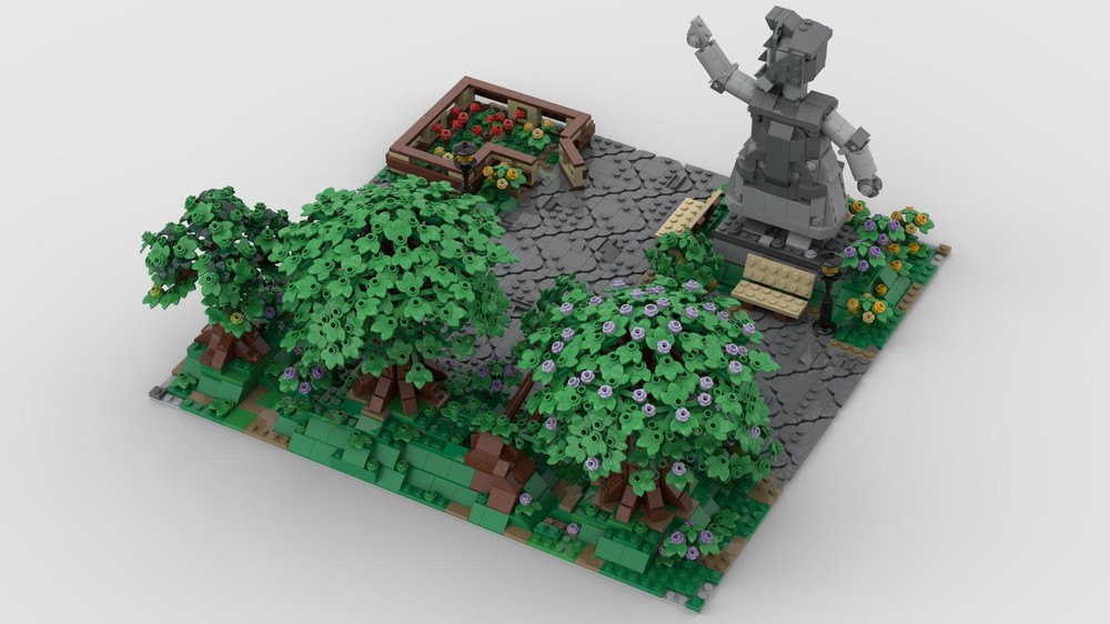 LEGO MOC-158547 Bree - Dunedain Statue by Rogdush | Rebrickable - Build ...