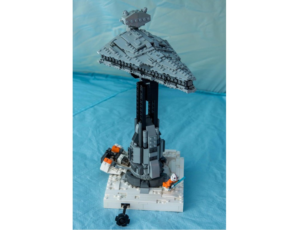LEGO MOC Imperial Destroyer with rotating AT-AT foot stand by ...