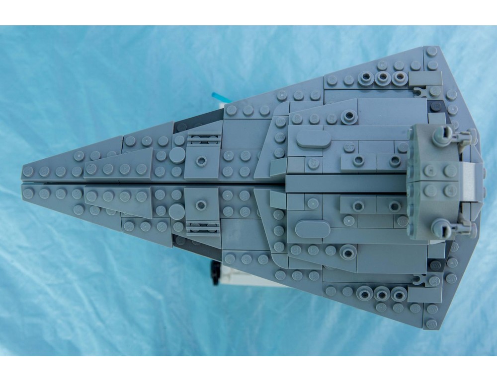 LEGO MOC Imperial Destroyer with rotating AT-AT foot stand by ...