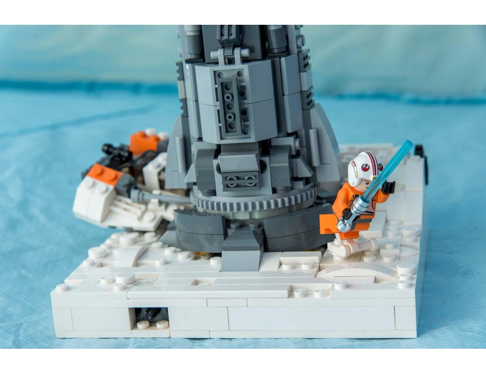 LEGO MOC Imperial Destroyer with rotating AT-AT foot stand by ...