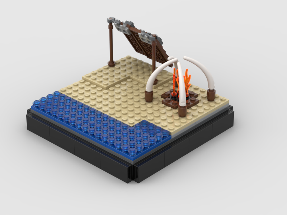 LEGO MOC Orc hunting camp by kaiju_brick | Rebrickable - Build with LEGO