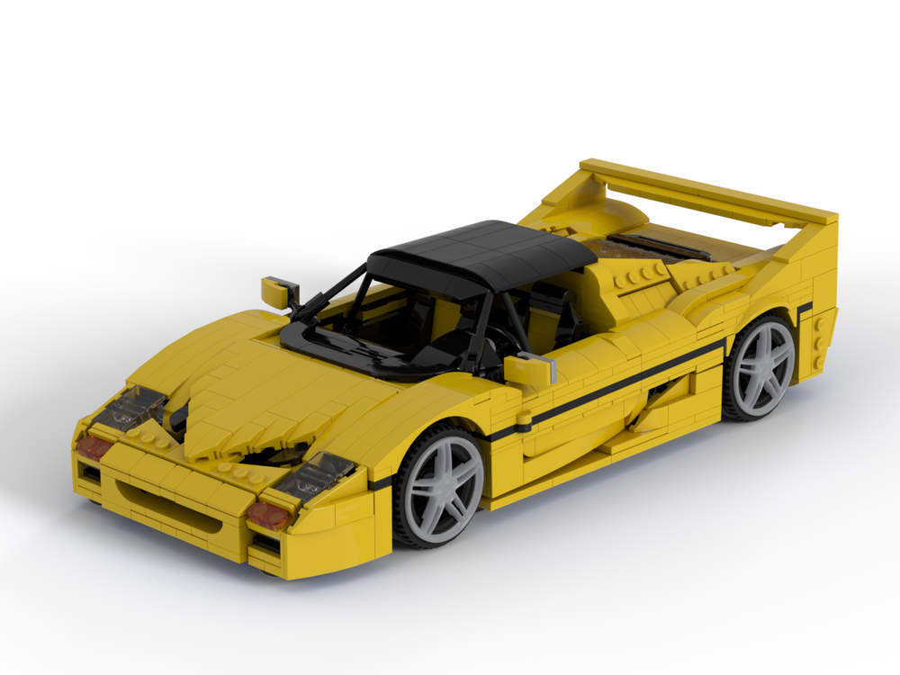 LEGO MOC Ferrari F50 Spider Look by Linse | Rebrickable - Build with LEGO
