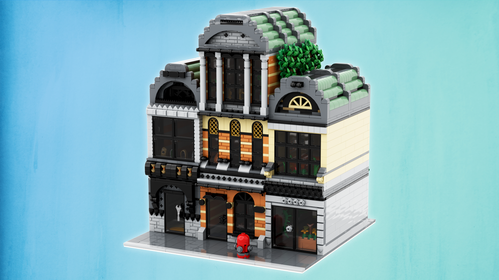 LEGO MOC Old factory modular building by JuliaBuilds | Rebrickable ...