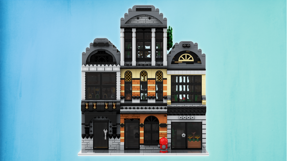LEGO MOC Old factory modular building by JuliaBuilds | Rebrickable ...