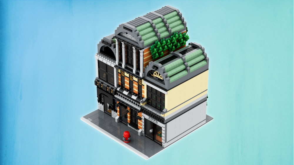 LEGO MOC Old factory modular building by JuliaBuilds | Rebrickable ...