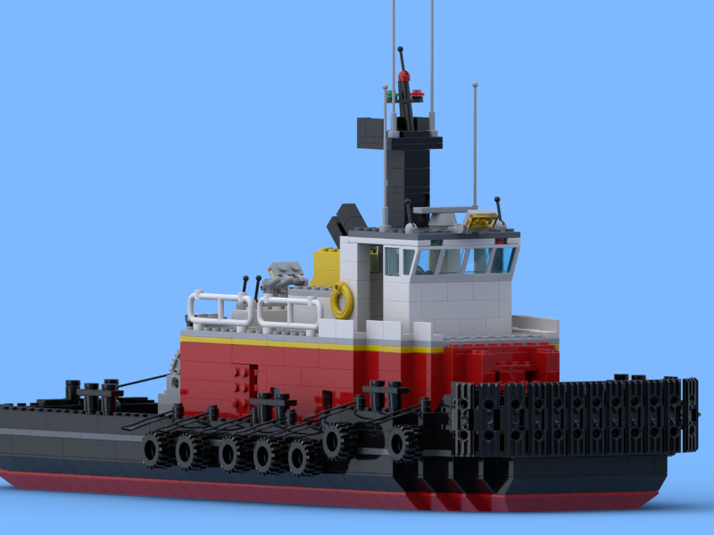 LEGO MOC Maritime Tugboat | Minifig Scale by ShootYourBricks ...