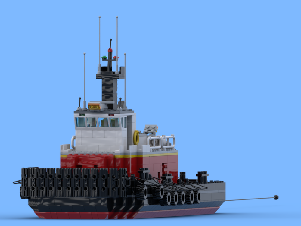 LEGO MOC-158573 Maritime Tugboat | Minifig Scale by ShootYourBricks ...