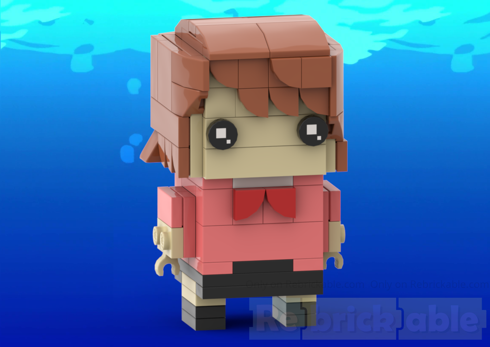 LEGO MOC Persona 3 Yukari Takeba BrickHead by GoldengamerLego ...