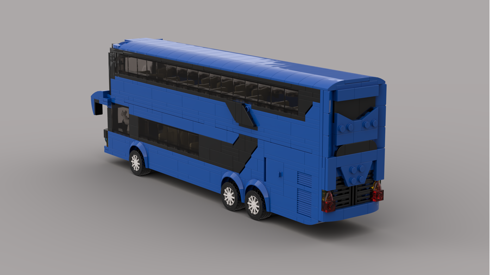 Lego Moc Double Decker Coach Bus Setra Topclass S 531 Dt By Yanix