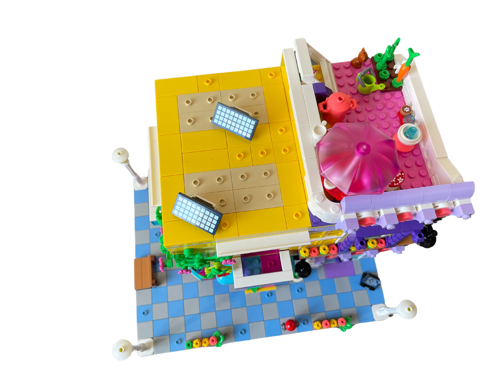 Lego Moc Corner Store And Coffee Shop Modular Alternate Build Of 41704