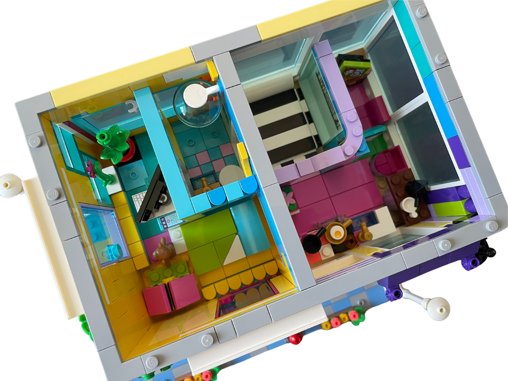 Lego Moc Corner Store And Coffee Shop Modular Alternate Build Of 41704