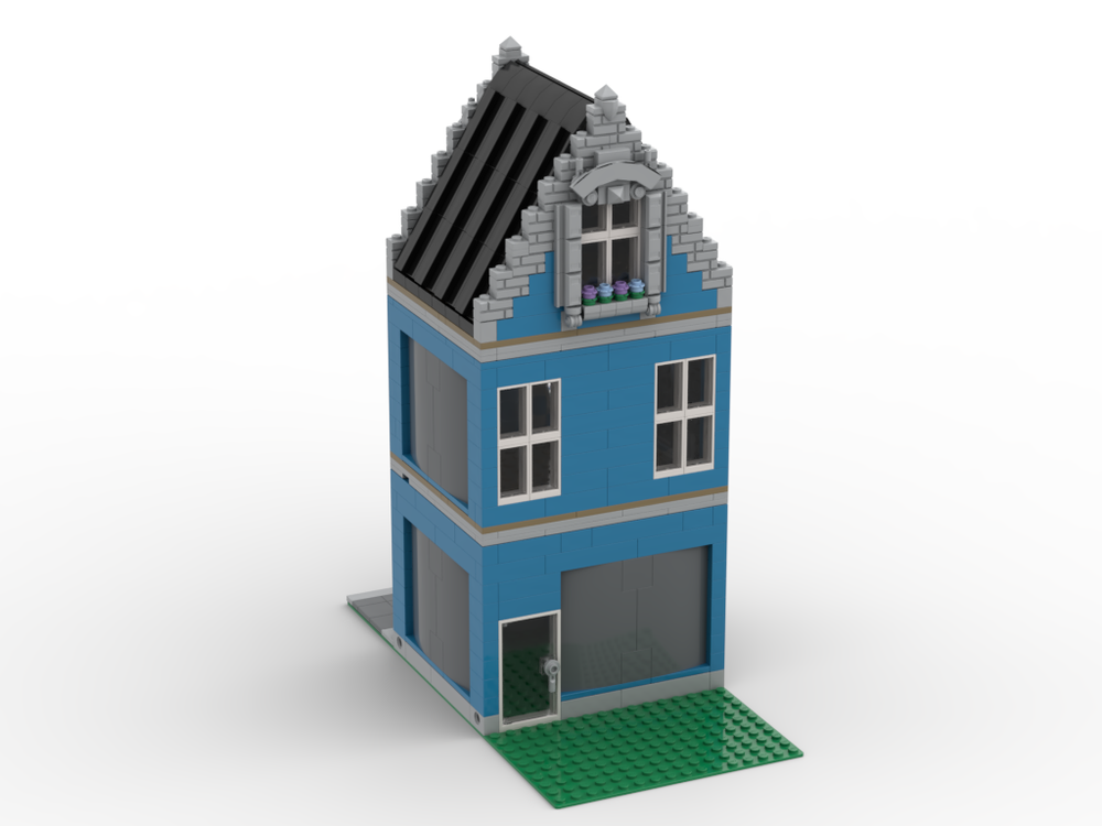 Lego Moc Wallstreet House Facade Only By Brick Artisan Rebrickable