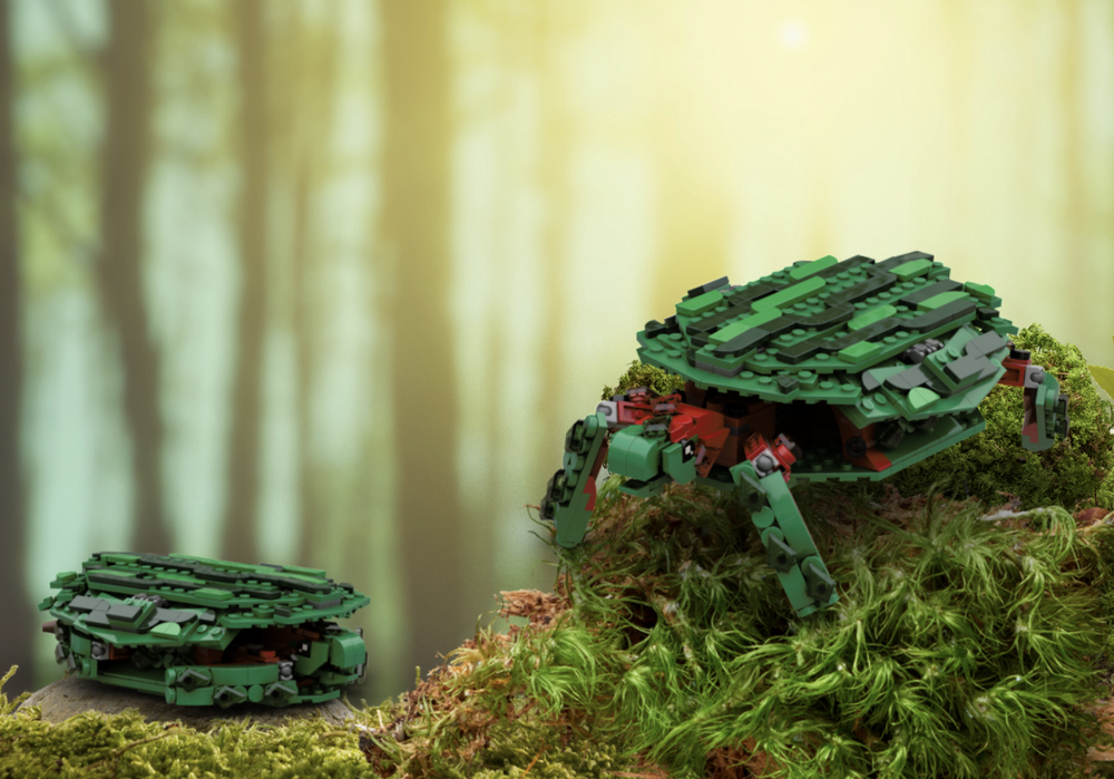 LEGO MOC watermelon tortoise by MESsemble | Rebrickable - Build with LEGO