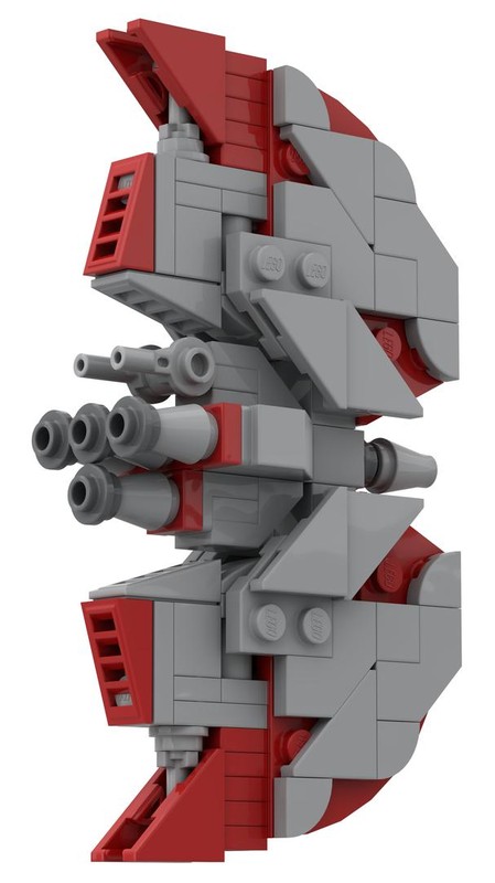 LEGO MOC Ahsoka T6 shuttle by Dujk | Rebrickable - Build with LEGO