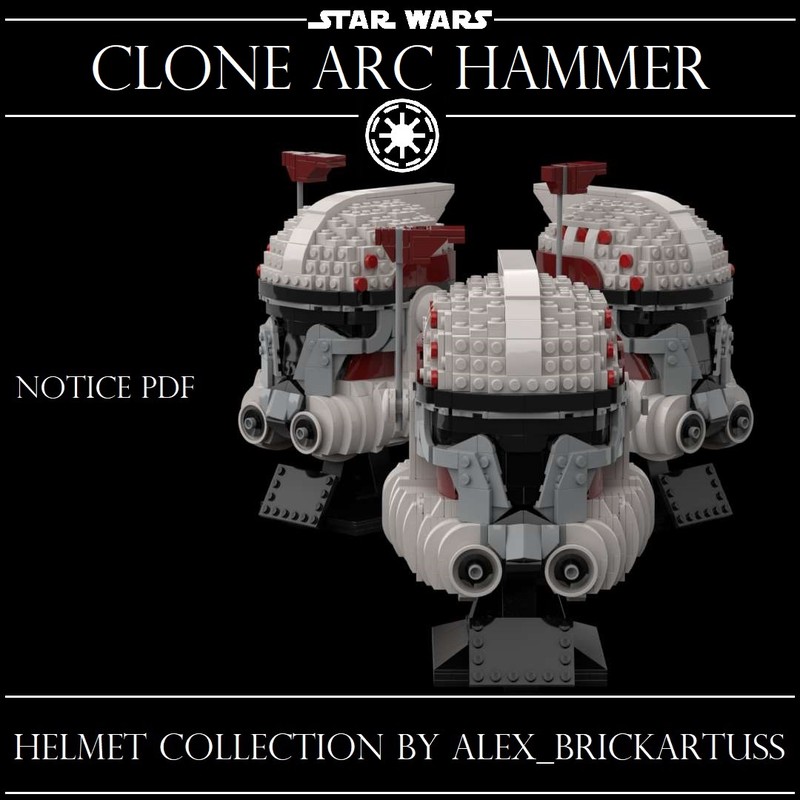 LEGO MOC Helmet Clone Arc Hammer by Alex_BricKartuss | Rebrickable ...