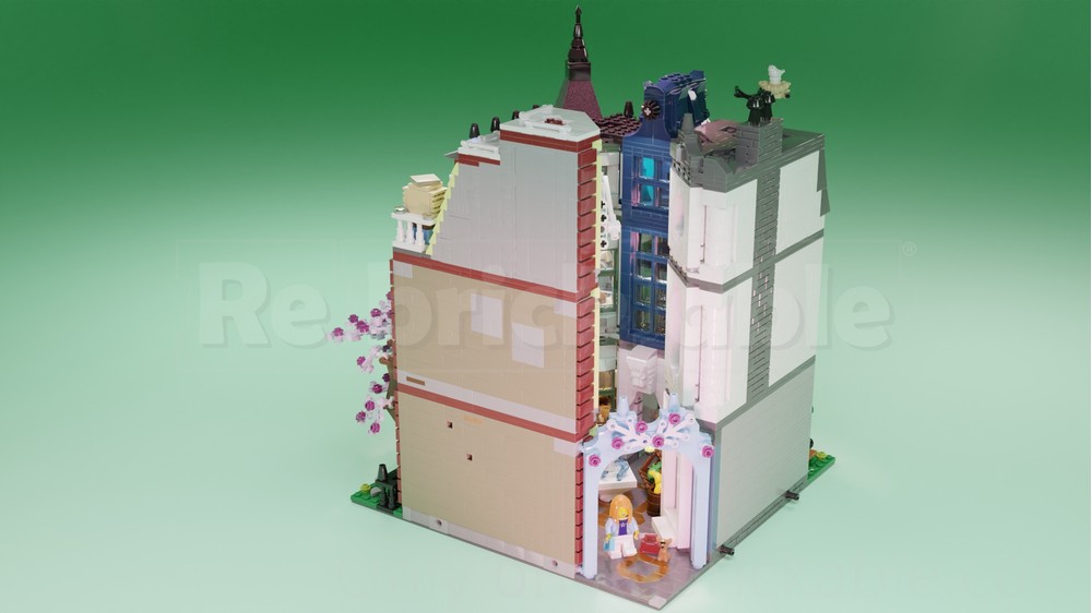 Lego Moc Millennium Square Inverse Corner Modular Building By