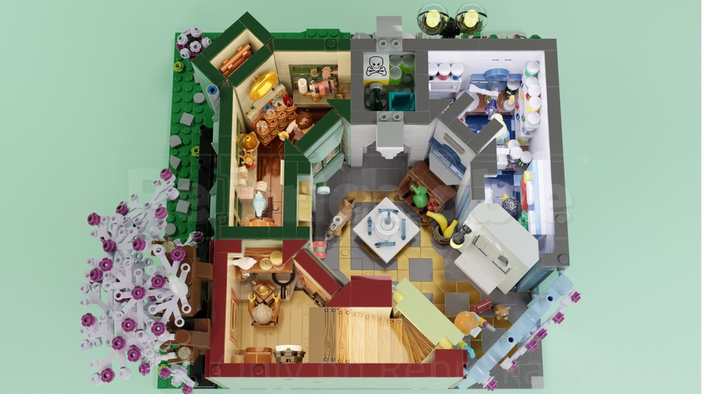 Lego Moc Millennium Square Inverse Corner Modular Building By