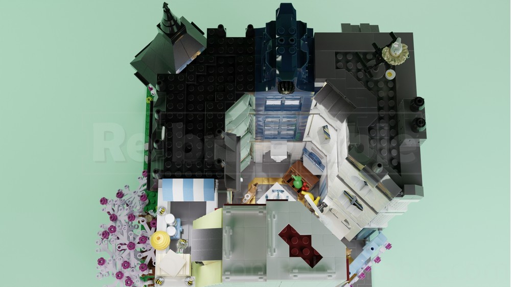 Lego Moc Millennium Square Inverse Corner Modular Building By
