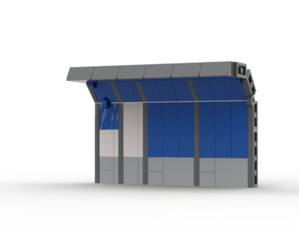 LEGO MOC Bus stop by Brick North | Rebrickable - Build with LEGO