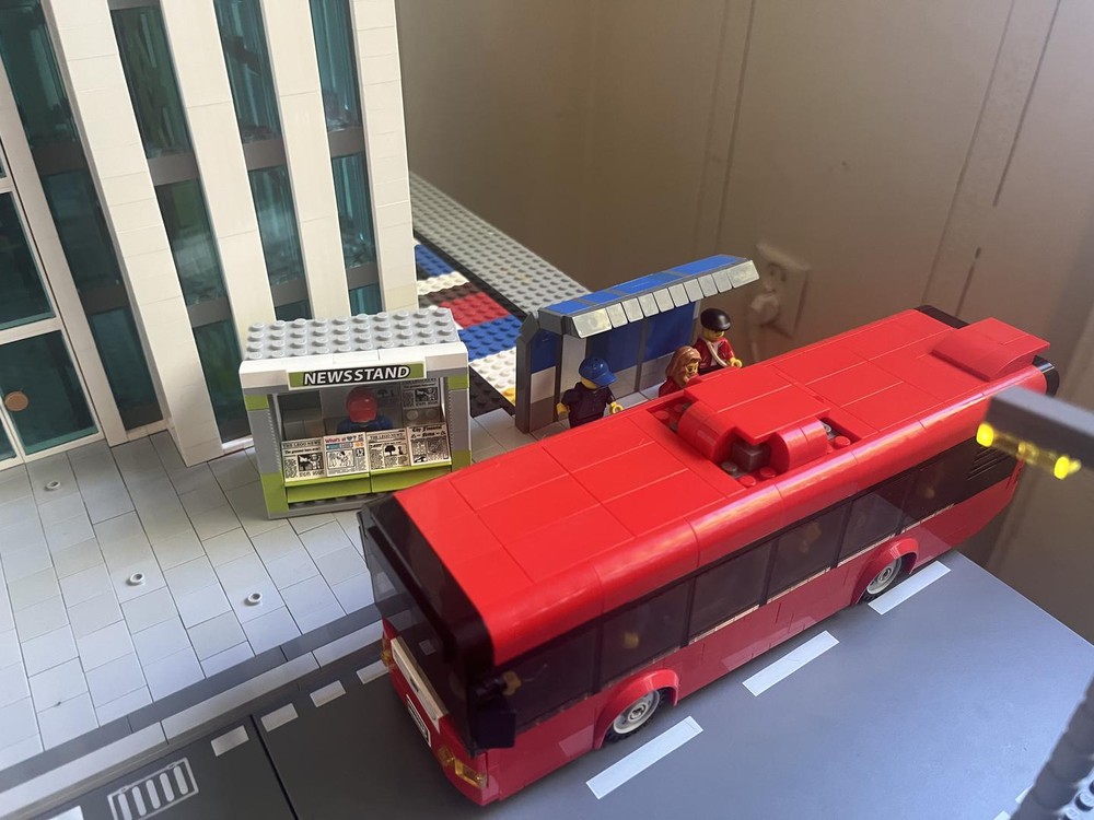 LEGO MOC-158638 Bus stop by Brick North | Rebrickable - Build with LEGO