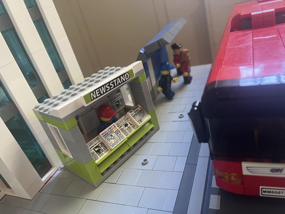 LEGO MOC Bus stop by Brick North | Rebrickable - Build with LEGO