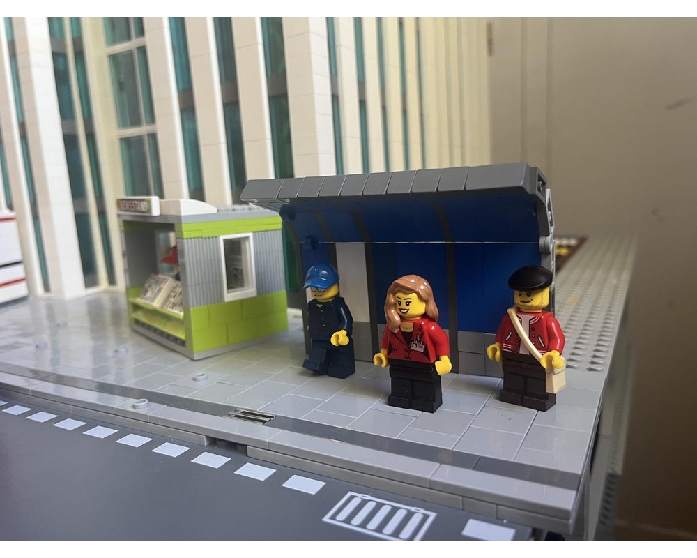 LEGO MOC Bus stop by Brick North | Rebrickable - Build with LEGO