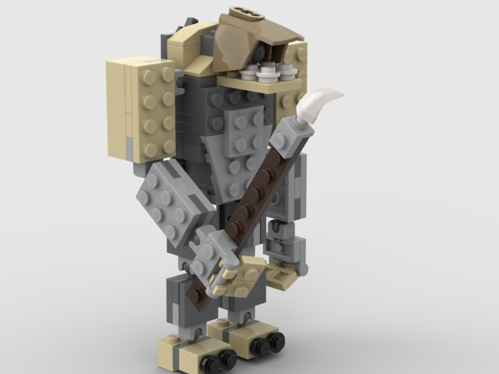 LEGO MOC Olog hai with spear by kaiju_brick | Rebrickable - Build with LEGO