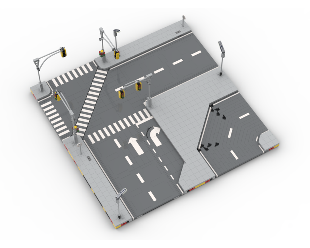 LEGO MOC MILS Road Plates Pack #4 by Legofan21 | Rebrickable - Build ...