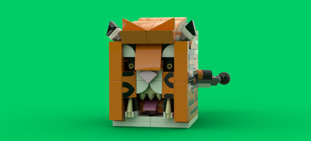 LEGO MOC Majestic Tiger Puzzle Box by deap82 | Rebrickable - Build with ...