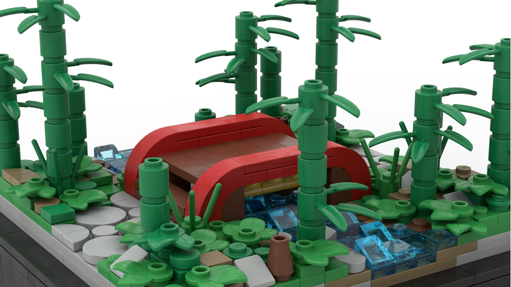 Lego Moc Bamboo Forest By Blockwise Rebrickable Build With Lego