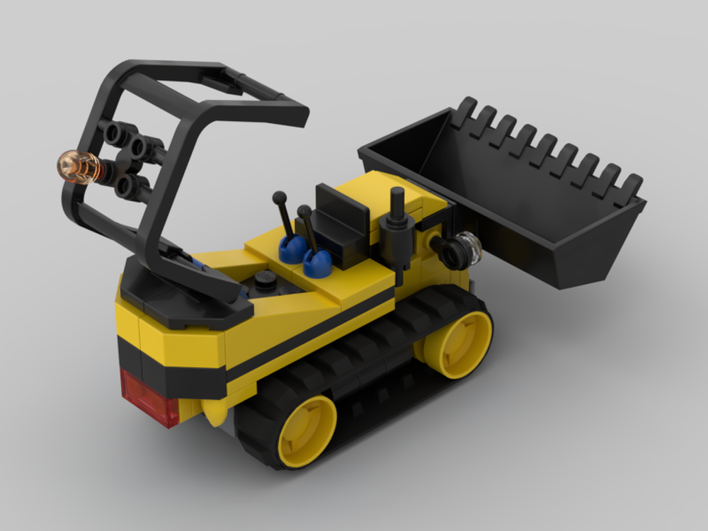 LEGO MOC Bulldozer by HaulingBricks | Rebrickable - Build with LEGO