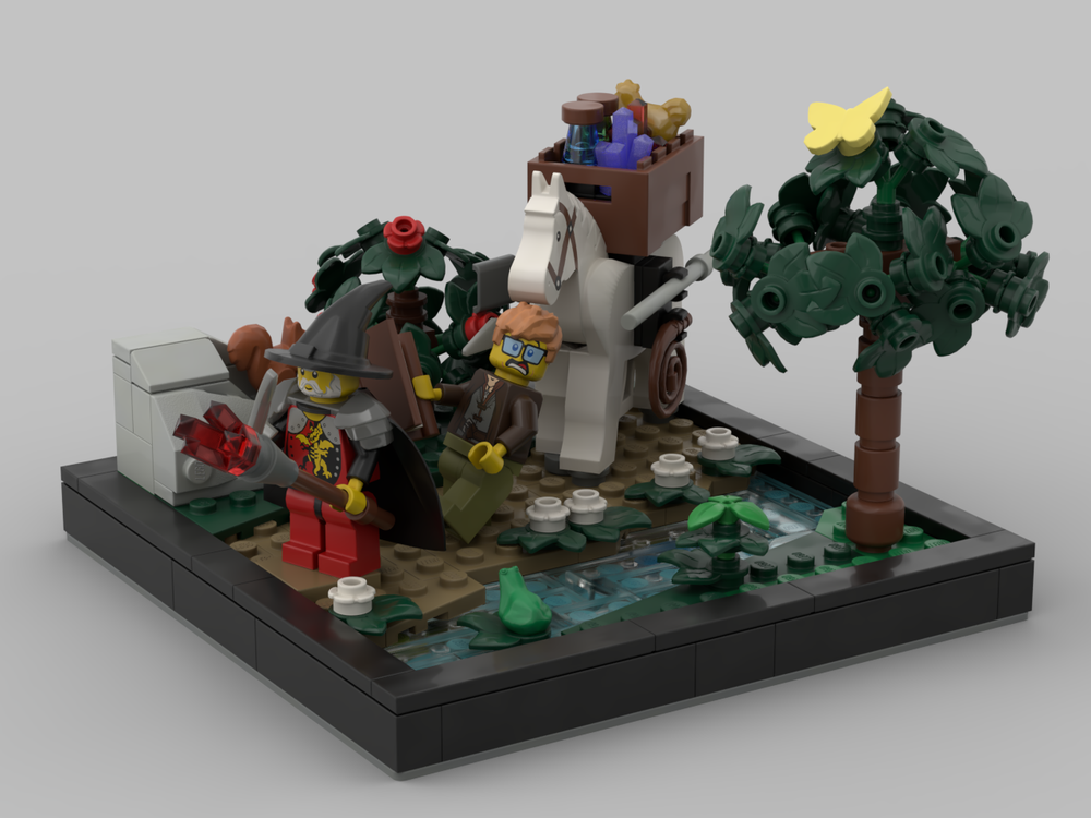 LEGO MOC The Battle Mage & The Scribe by SeaBeast | Rebrickable - Build ...