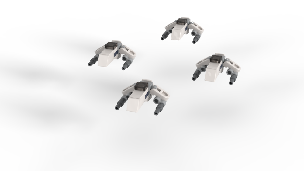 Lego Moc Nano Size E Wing Escort Starfighter By Jellco Rebrickable