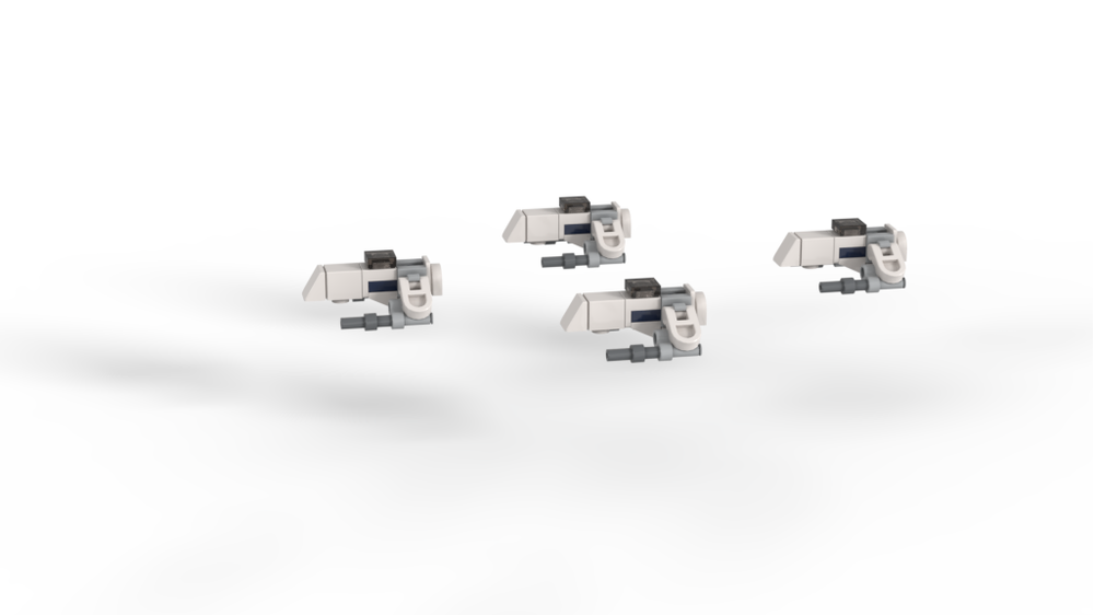Lego Moc Nano Size E Wing Escort Starfighter By Jellco Rebrickable