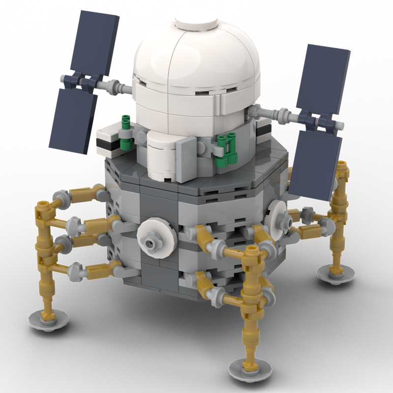 LEGO MOC Eyes turned skyward - Artemis Cargo Lunar Lander (1:110) by ...