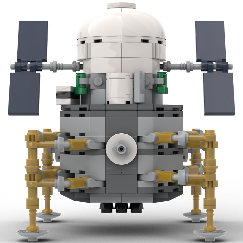 LEGO MOC Eyes turned skyward - Artemis Cargo Lunar Lander (1:110) by ...