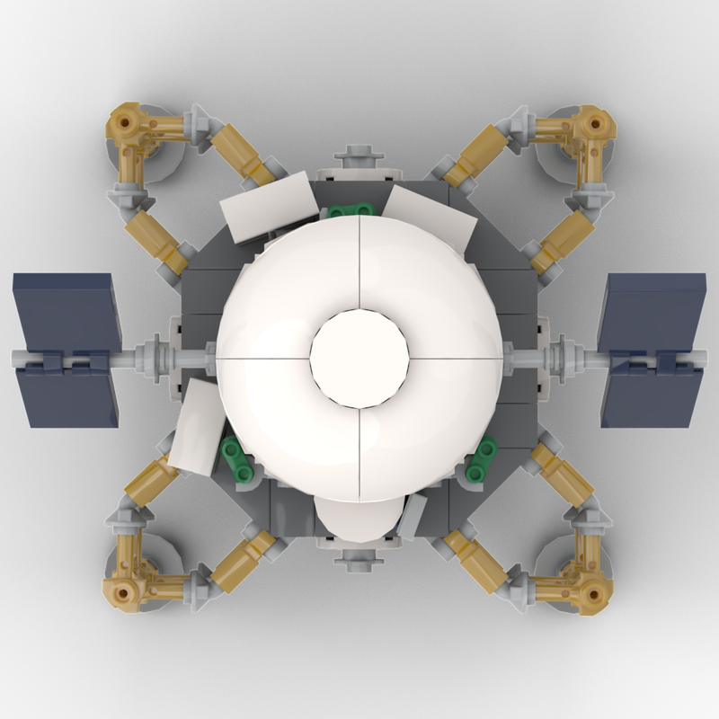 LEGO MOC Eyes turned skyward - Artemis Cargo Lunar Lander (1:110) by ...