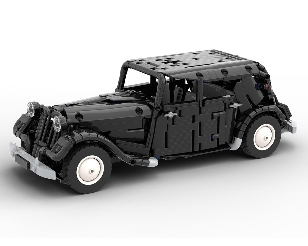 Lego Moc Citroën Traction Flat Trunk By Nico71 Rebrickable Build