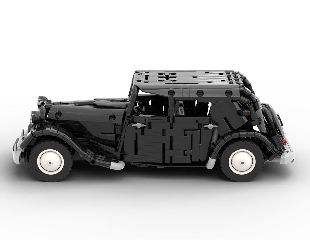 Lego Moc Citroën Traction Flat Trunk By Nico71 Rebrickable Build