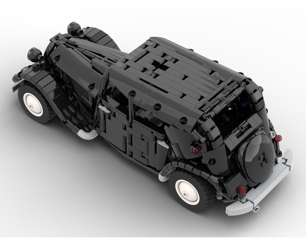 LEGO MOC Citroën Traction (Flat Trunk) by Nico71 | Rebrickable - Build ...