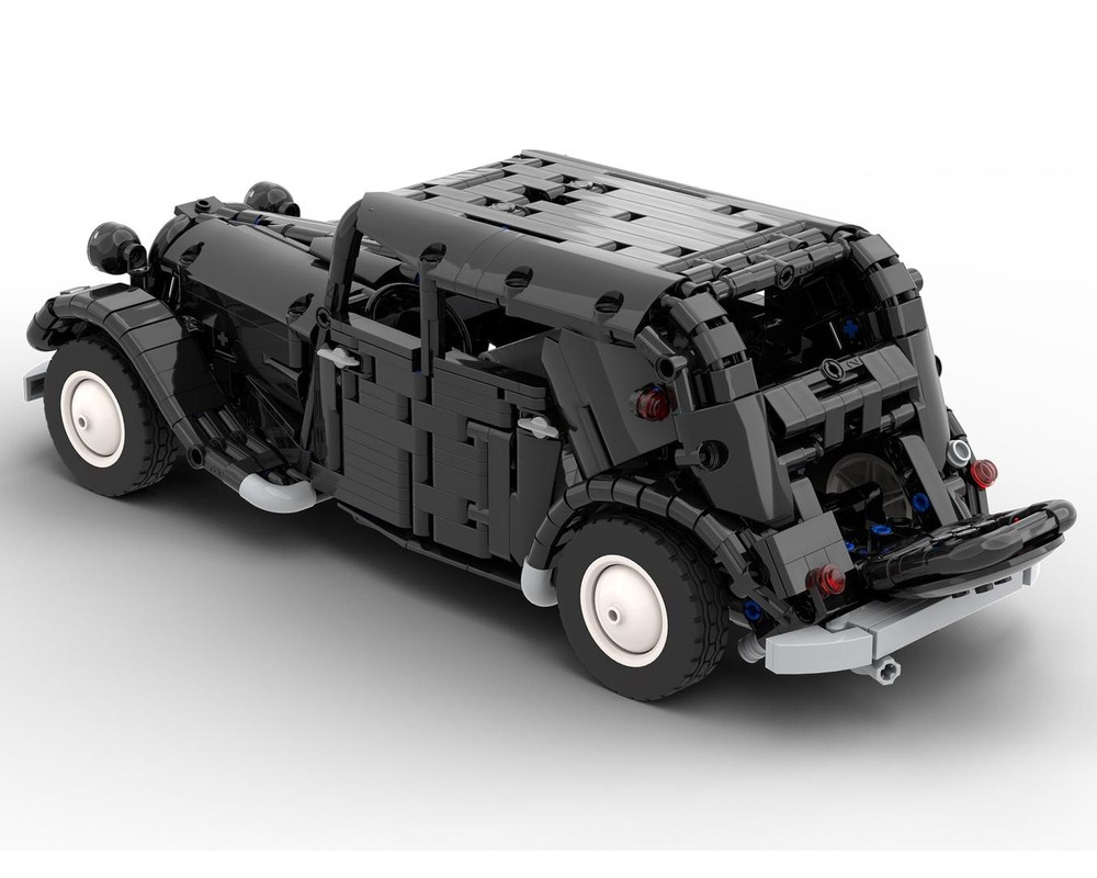 LEGO MOC Citroën Traction (Flat Trunk) by Nico71 | Rebrickable - Build ...