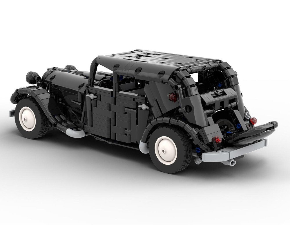 LEGO MOC Citroën Traction (Flat Trunk) by Nico71 | Rebrickable - Build ...