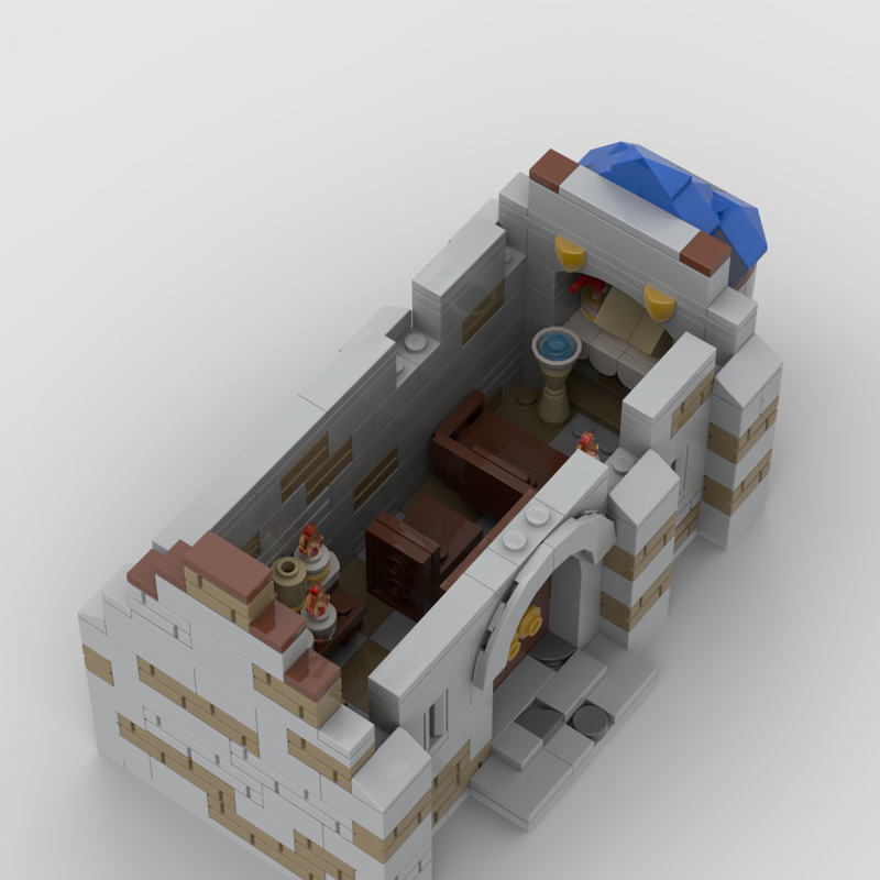 LEGO MOC Chapel Saint Pierre de Vénéjean by MidiBricks | Rebrickable ...