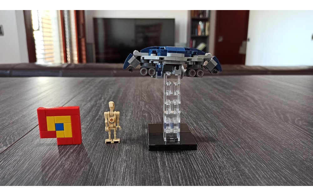 Lego Moc Hmp Droid Gunship By Noparadisebricks Rebrickable Build