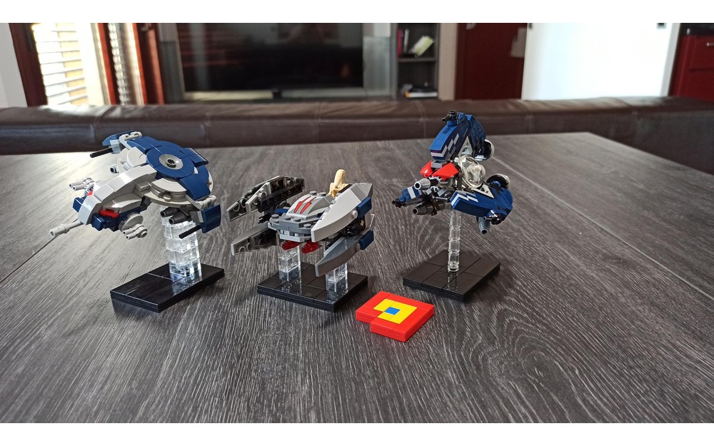 Lego Moc Hmp Droid Gunship By Noparadisebricks Rebrickable Build